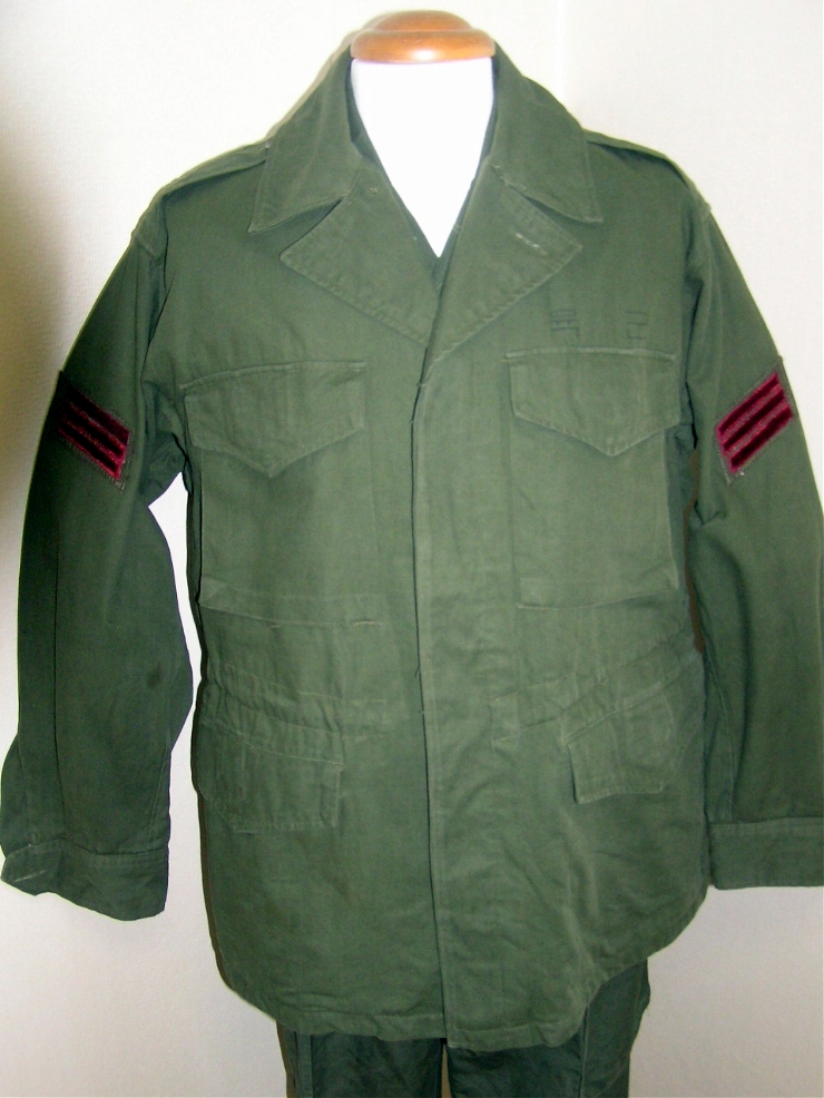 60년대 한국군 필드자켓 (야전상의) 1960's ROK Army Field Jacket Corporal Rank : 네이버 블로그