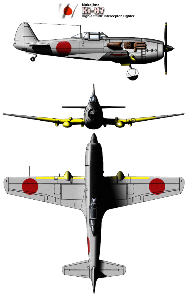 구일본 육군의 고고도 시제 전투기 : 나카지마 Ki-87 (中島 キ-87) : 네이버 블로그