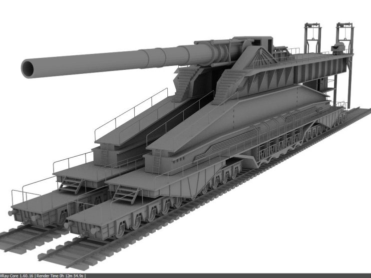 세계 최대 800mm 대포 German 800mm Dora Gustav Rail cannon 1900톤 : 네이버 블로그