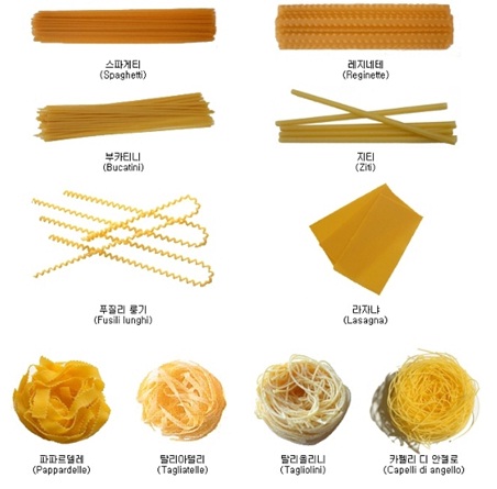 [한스앤컴퍼니 한스델리]파스타종류,스파게티의 종류,스파게티 면종류,스파게티종류 : 네이버 블로그