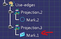 [CATIA V5-6R2012 Sketcher]Project 3D Elements, Intersect 3D Elements ...