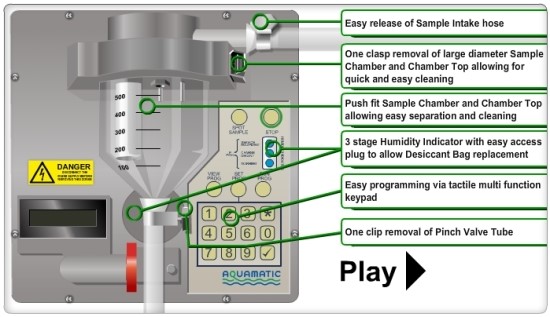 자동 채수기, 자동 시료 채수기 , 휴대 자동채수기, Aquamatic samplers : 네이버 블로그