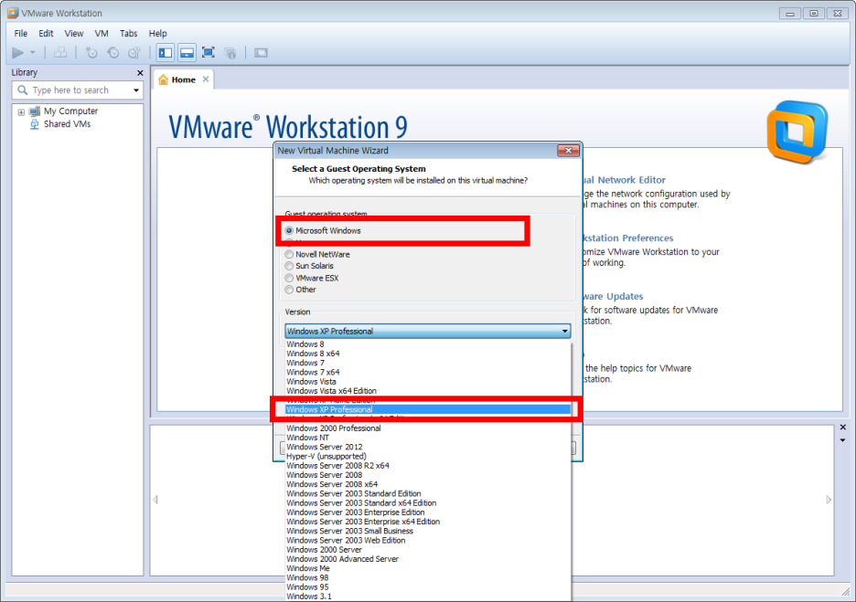 [VMWare] VMware 에 윈도우 XP 설치하는 법 : 네이버 블로그