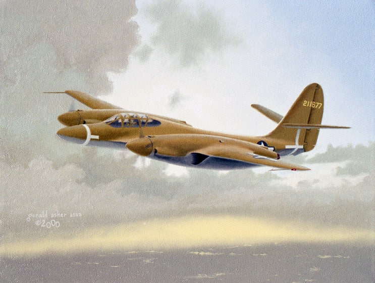 미완의 쌍발 중전투기 McDonnell XP-67 "Bat" : 네이버 블로그
