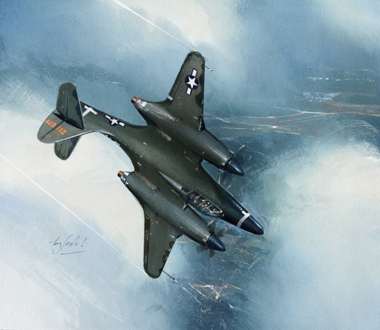 미완의 쌍발 중전투기 McDonnell XP-67 "Bat" : 네이버 블로그