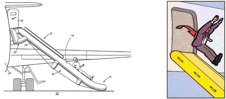 항공기에서의 비상탈출 Escape slide란?? : 네이버 블로그