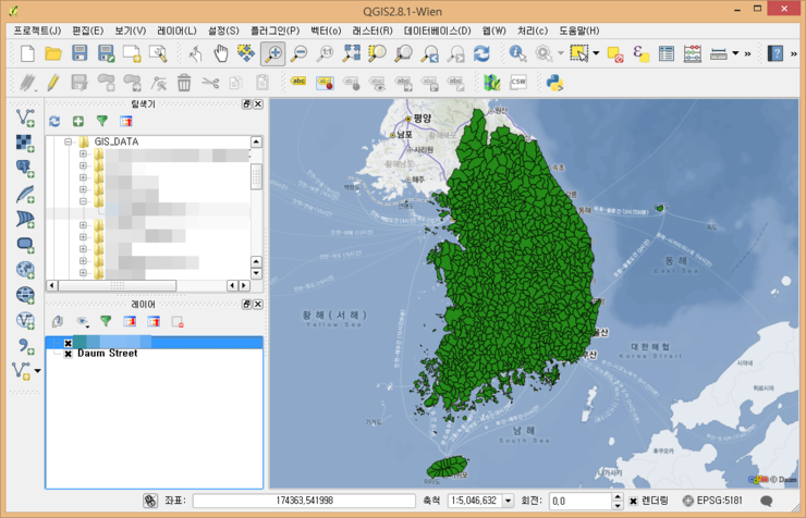 qgis - TMS for Korea : 네이버 블로그