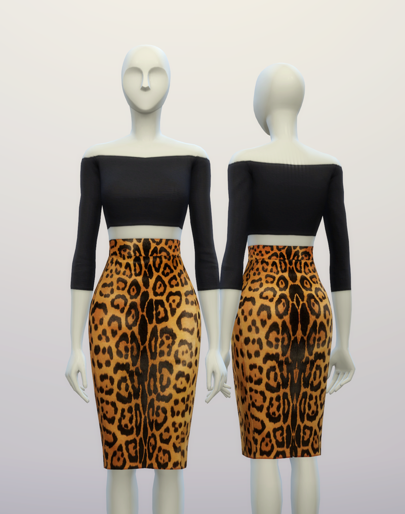 S4_ High Waist H Line Pencil Dress _ Pattern by Designer Label (6 Type ...