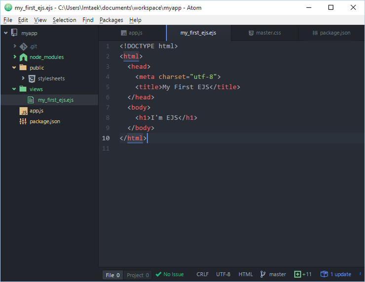 [Node.js 강좌] 6. Dynamic web (다이나믹 웹) 만들기 Route & EJS : 네이버 블로그