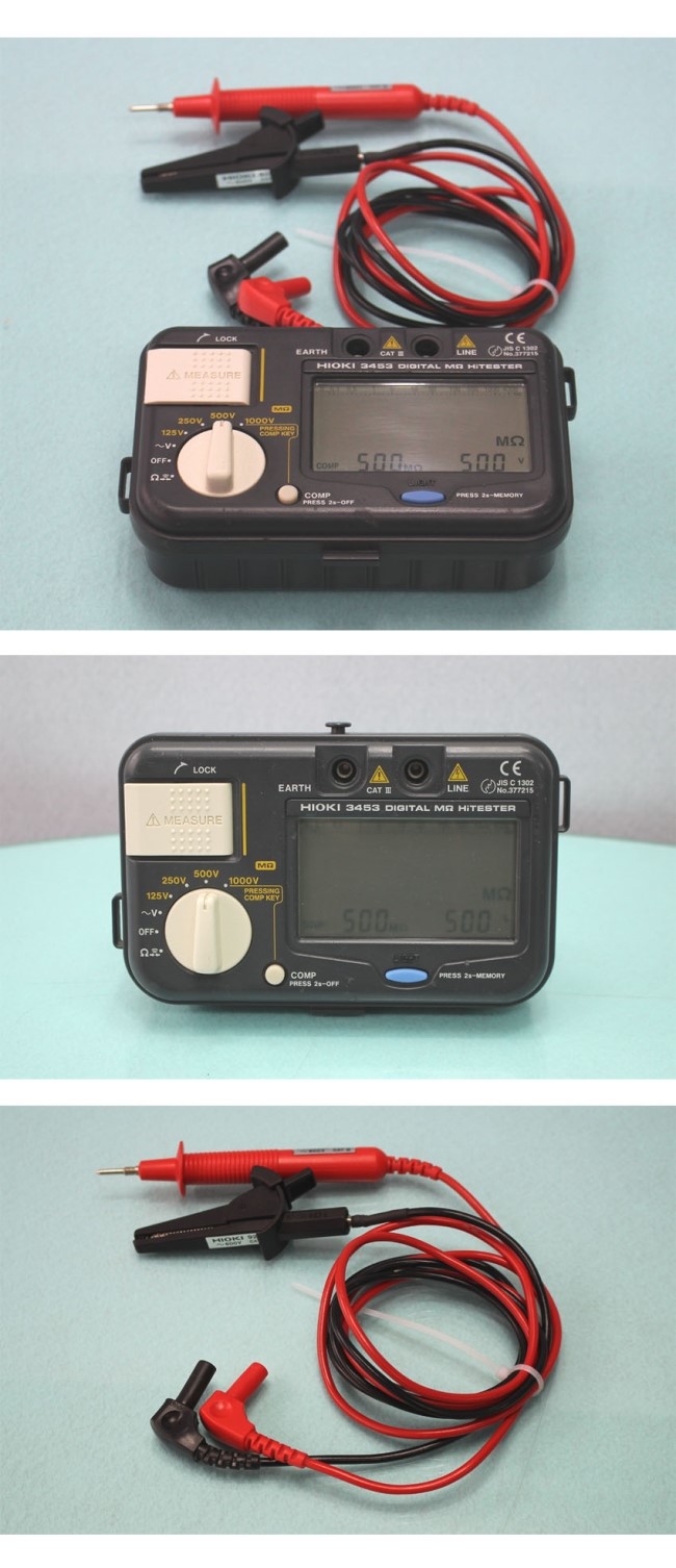 [중고판매] 히오끼/HIOKI 3453,디지탈 절연저항계,DIGITAL MΩ HiTESTER,Insulation Tester ...