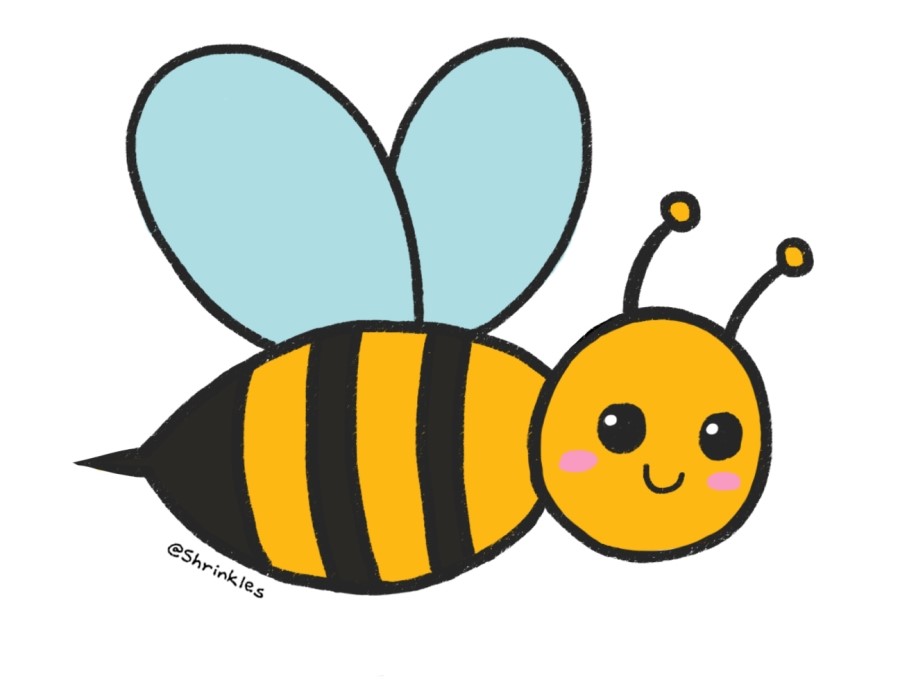 꿀벌슈링클스 도안 Bee곤충그리기벌레 일러스트honey Bee말벌줄무늬벌 캐릭터검노슈링크아트프라방플라스틱