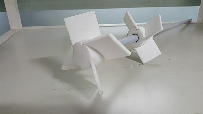 4-Bladed Teflon Impellers/PTFE-Coated Stainless Steel Shaft/ PTFE-4 ...