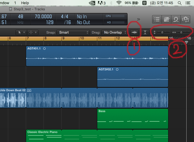[Koaz][S/W]Logic Pro X_04 - 어레인지 창의 기능들 : 네이버 블로그