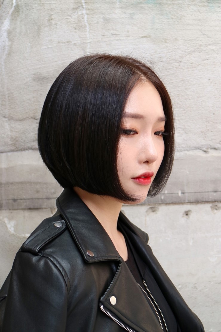 앞머리없는 단발 보브컷칼단발 아베다컨셉살롱상수동미용실 리파이너리 네이버 블로그