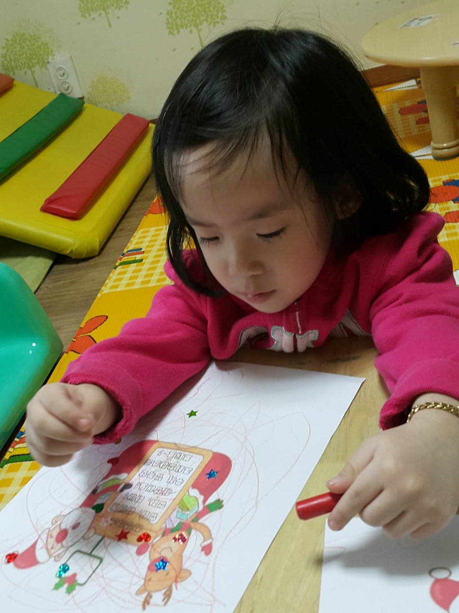 [미술]성탄절 축하 카드만들기~^^ : 네이버 블로그