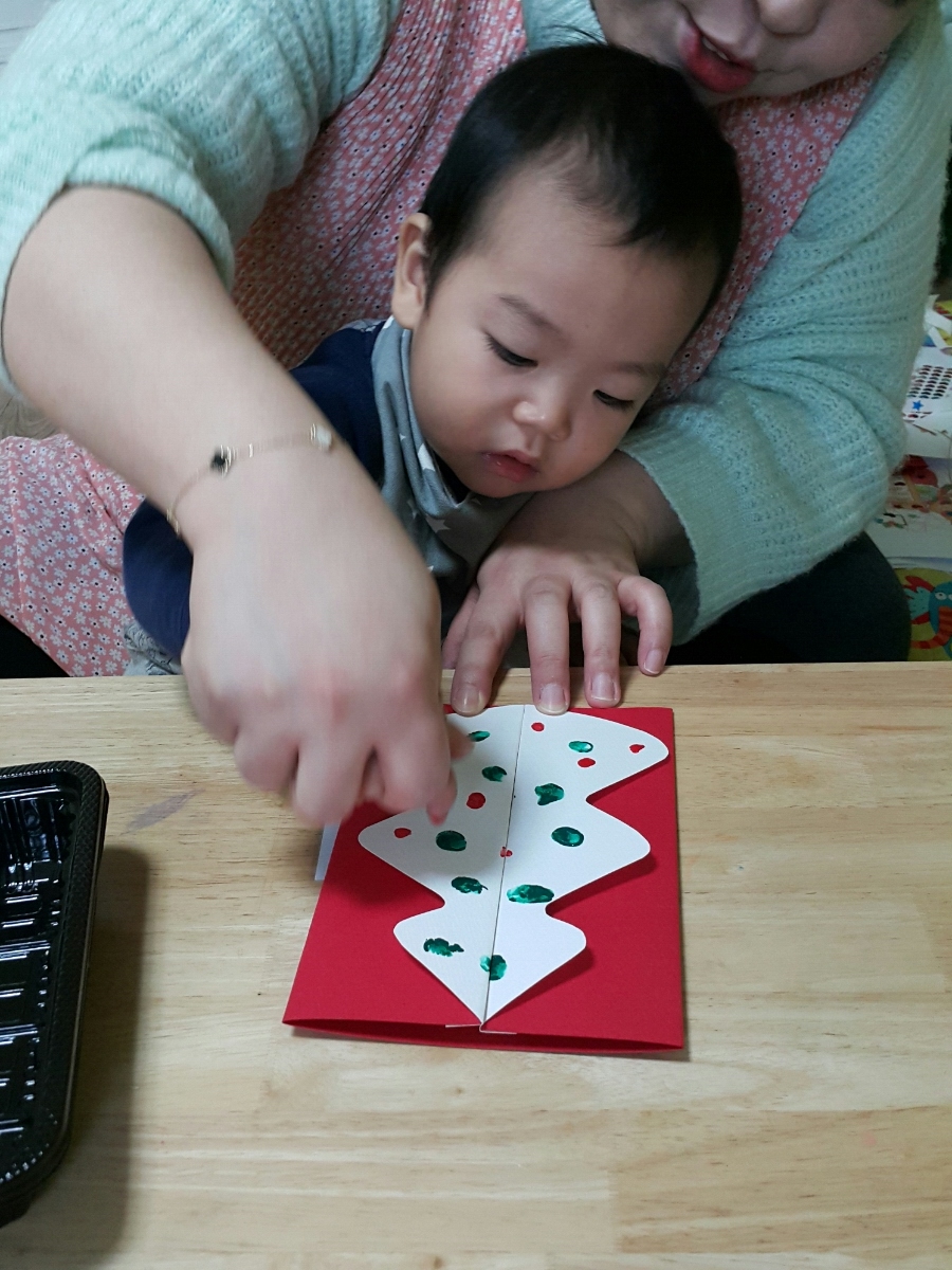 [미술]성탄절 축하 카드만들기~^^ : 네이버 블로그