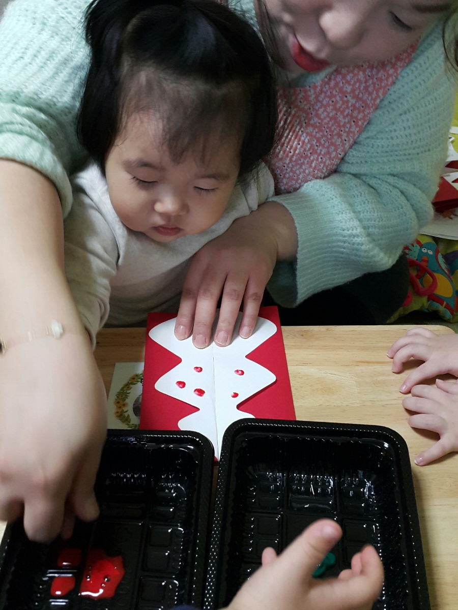 [미술]성탄절 축하 카드만들기~^^ : 네이버 블로그