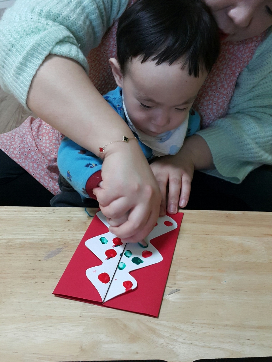 [미술]성탄절 축하 카드만들기~^^ : 네이버 블로그