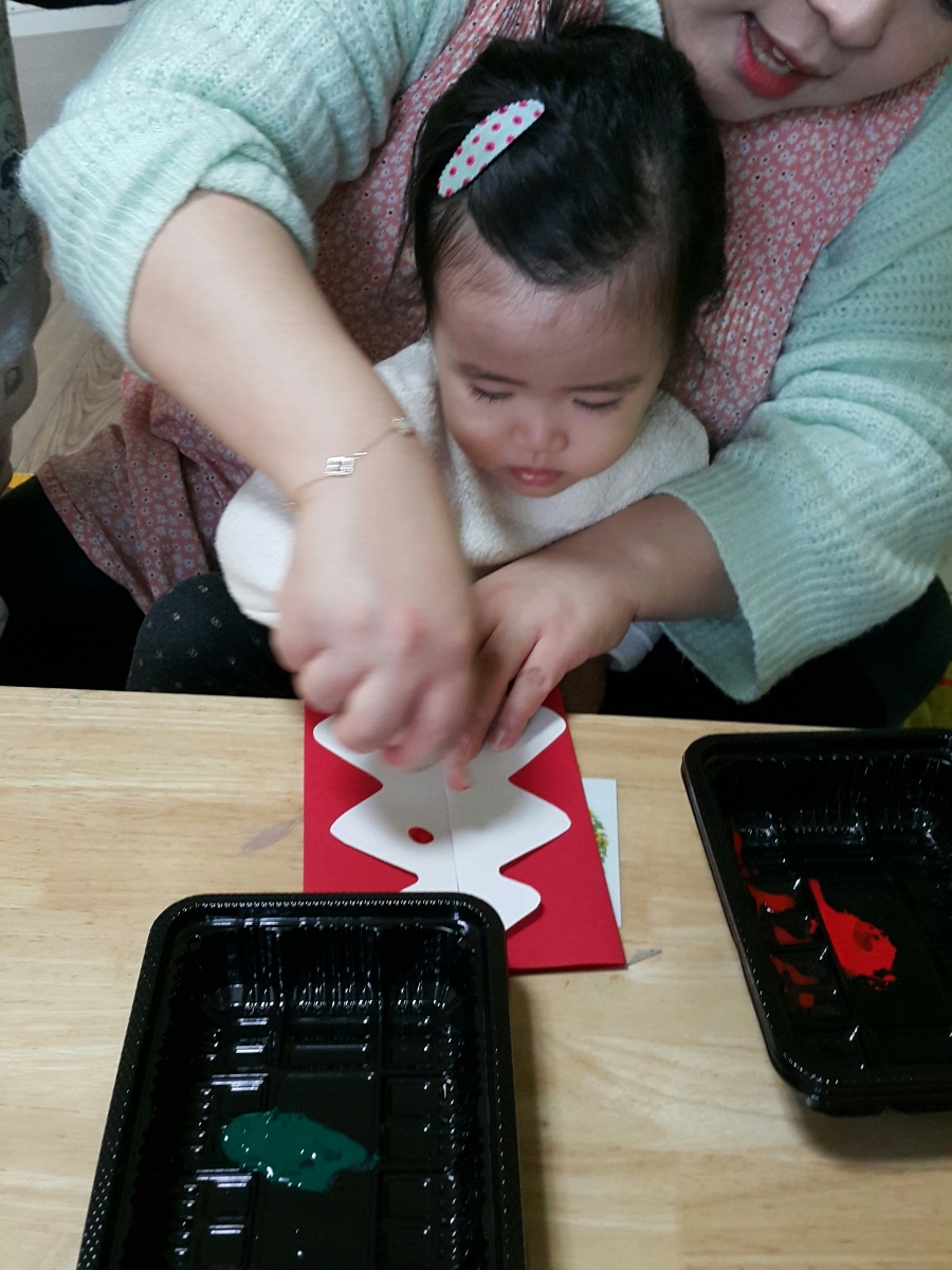 [미술]성탄절 축하 카드만들기~^^ : 네이버 블로그