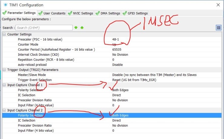 STM32(CubeMx) HAL 라이브러리를 사용해 보자(input capture, PWM IN 2) : 네이버 블로그