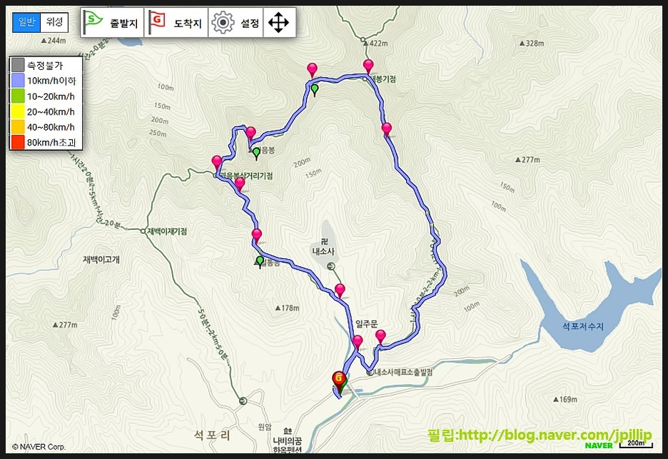 변산내변산 내소사주차장 원점회귀 등산코스 등산지도 및 9월초순 산행기 트랭글gps 산행트랙정보 17년 09월 02일 토