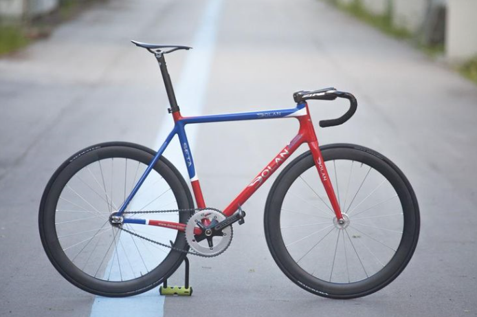 NEW DORAN SETA CARBON FIXED GEAR BIKE TRACK FRAME SET (뉴 도란 세타 카본 픽스드기어 ...