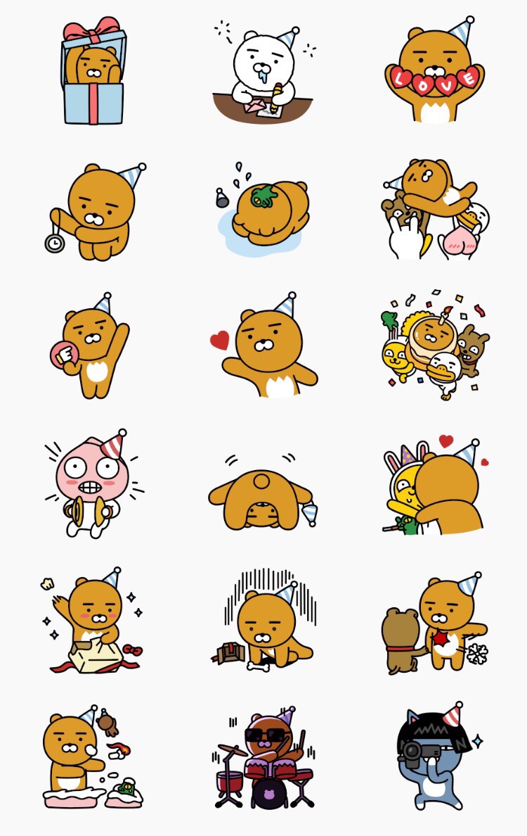 카카오 애니메이션 이모티콘