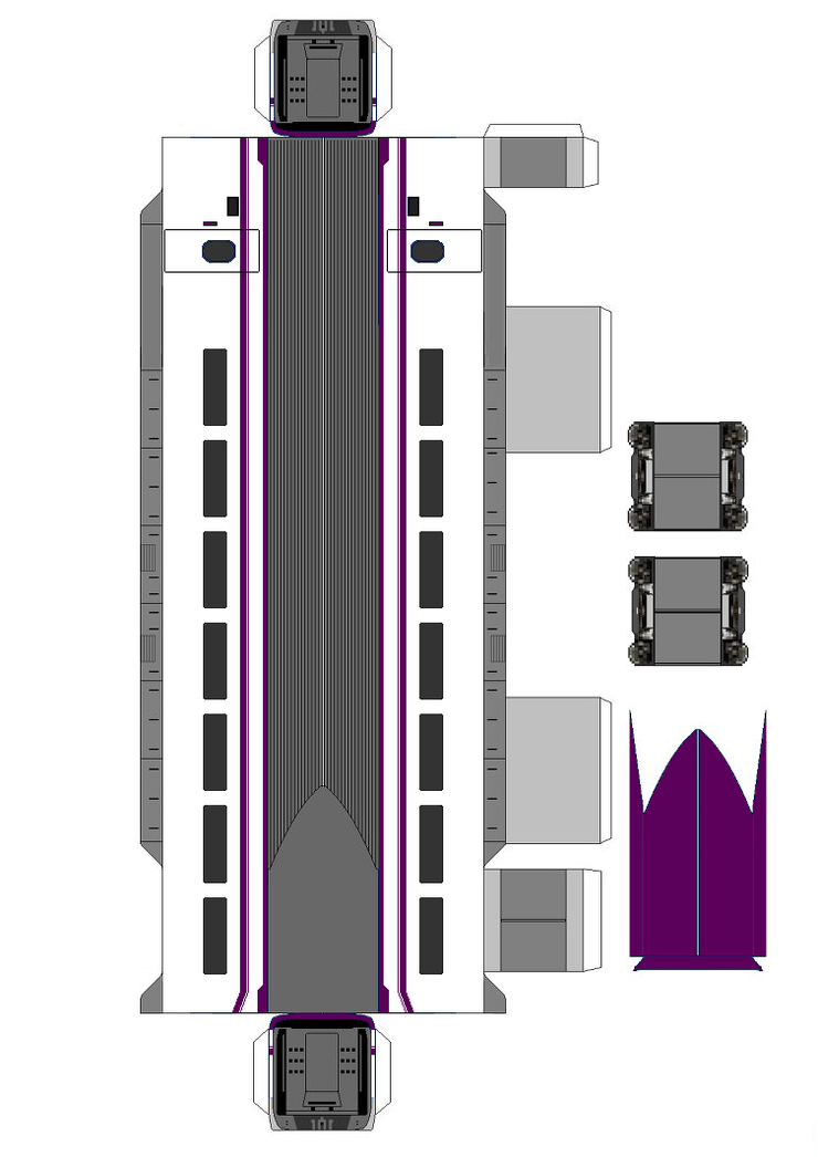 고속열차 전개도 : 네이버 블로그