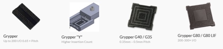 엔지니어링 테스트 소켓 (칩사이즈 / 불량 분석 / FA Failure Analysis / 용응기술 / 실장 테스트용 소켓 ...