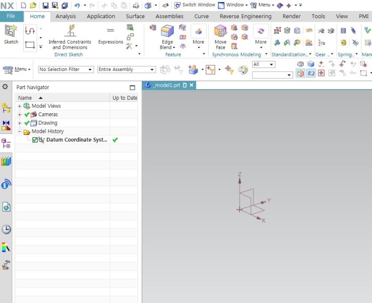 [UG-NX 12] Datum CSYS 크기 조절 (Scale Factor) : 네이버 블로그