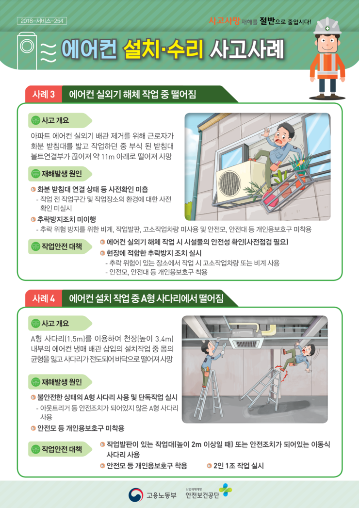 에어컨 설치 안전 사고사례 네이버 블로그