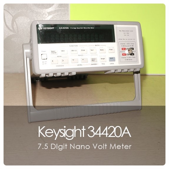 중고계측기 렌탈 매입 키사이트 Keysight 34420A 7.5 Digit Nano Volt/Micro Ohm Meter 판매 수리 대여 : 네이버 블로그