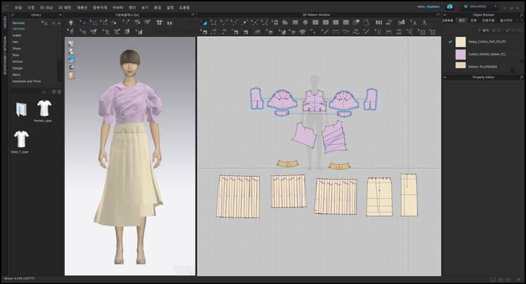 [패턴전문학원] CFP 3D CLO를 활용한 디지털 패션쇼(CFP 10기 전시회 - at that time) -(2) : 네이버 블로그