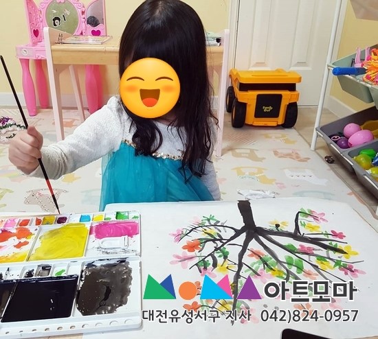 물감으로 그려요 대전방문미술대전도안미술유성구미술서구미술둔산동미술대전아동미술 네이버 블로그
