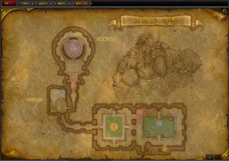 혈투의 전장 지도 (길 안내) 잡는 순서 : 네이버 블로그