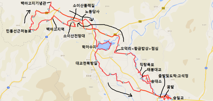 황금 철원평야 라이딩 강원 철원군 고석정 승일교 송대소 직탕폭포 노동당사 소이산 둘레길전망대 백마고지