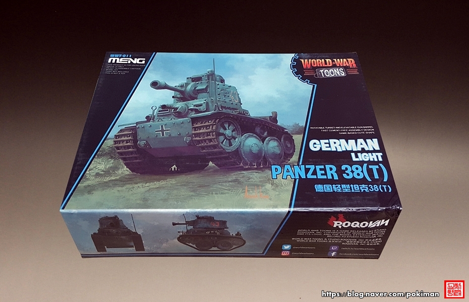 Meng Model World War Toons 011 - German Light Panzer 38(T) : 네이버 블로그