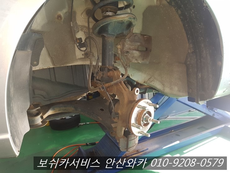 안산카센타 기능장의 집 포르테 앞 브레이크 디스크 패드 교환 타이어 휠 크리닝 보쉬카서비스 안산와카 네이버 블로그
