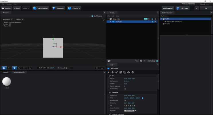 애프터이펙트 3D합성툴, Element 3D | Interface (E3D) : 네이버 블로그