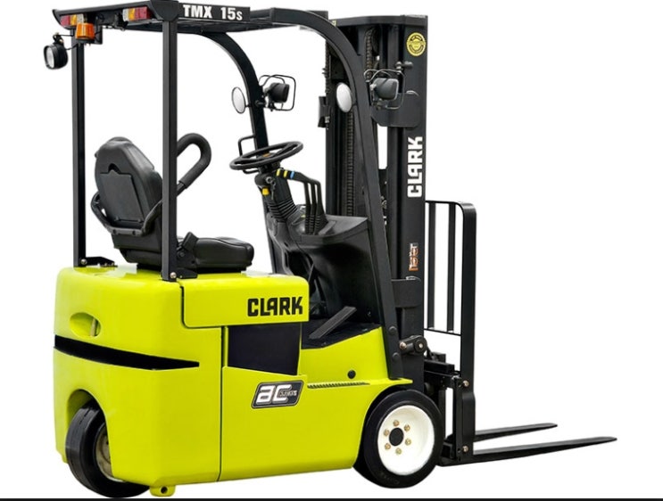 클라크지게차, 클라크 3륜 전동지게차 TMX13-TMX20x(1.3톤-2톤) , 클라크 TMX13, TMS15s, TMX18 ...