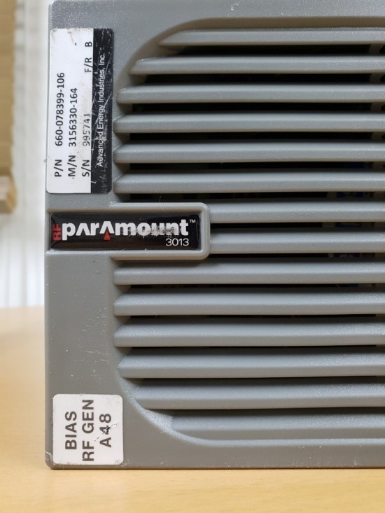 AE Paramount 3013 RF Generator 660-078399-106 : 네이버 블로그