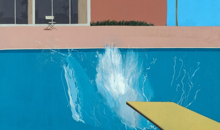 데이비드 호크니 - 더 큰 첨벙(A Bigger Splash)(1967) : 네이버 블로그