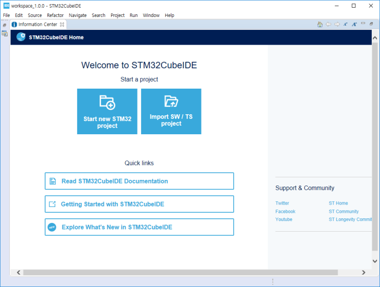 STM32CubeIDE 간단 사용기 및 팁 2개 : 네이버 블로그
