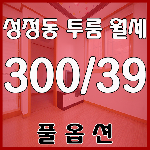 천안투룸 천안 성정동 투룸 월세 성정동 가구거리구상골 사거리 부근에 위치한 깔끔하고 저렴한 풀옵션 투룸 월세 입니다