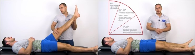 하지직거상 검사(SLR test) 방법 및 의미 : 네이버 블로그