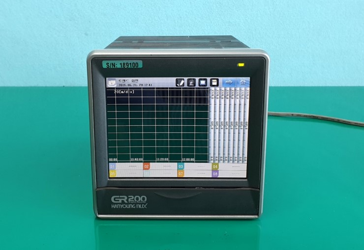 칼라 디지털 온도기록계, 한영넉스, GR200-8NO Digital Recoder : 네이버 블로그