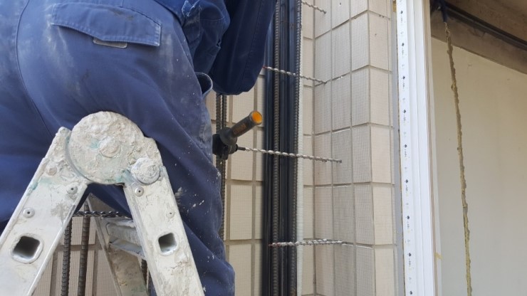 충청북도 00시 00파출소 내진보강 - 토르헬리컬코리아 헬리핀(Helical Pin) 적용 : 네이버 블로그