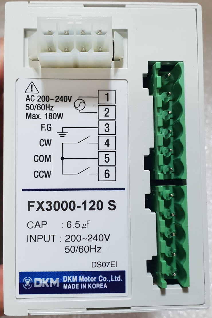 소형모터 컨트롤러 (MOTOR CONTROLLER) FX3000 120S - ONETECKOREA 원텍코리아 - : 네이버 블로그