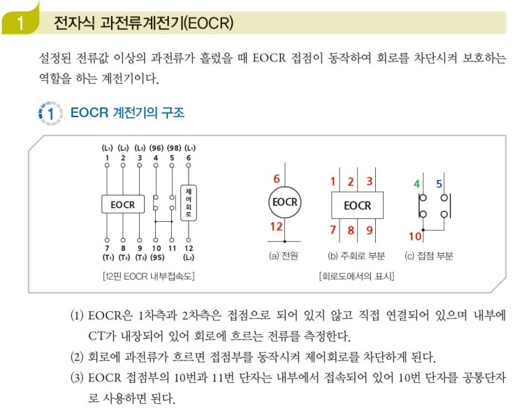 7. 전자식 과전류계전기(EOCR) : 네이버 블로그