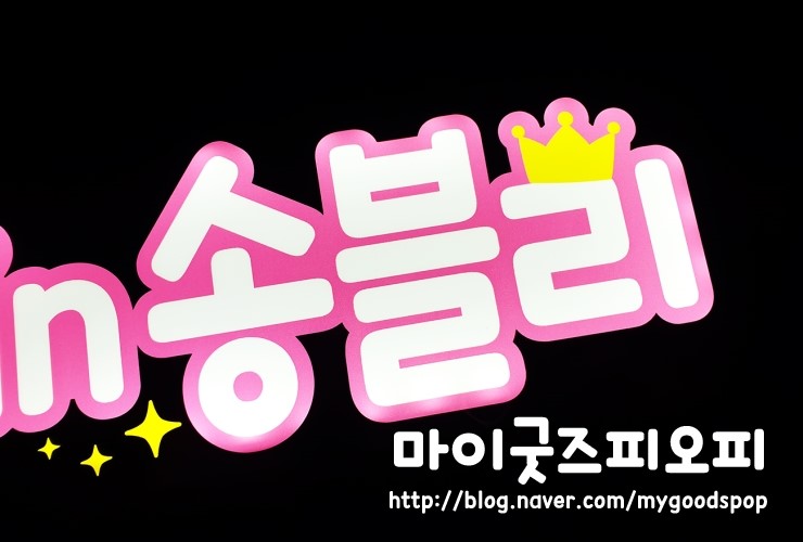 Led피켓엘이디피켓 미스트롯 송가인 가인이어라 응원도구 응원피켓 플랜카드 플카 슬로건 네이버 블로그